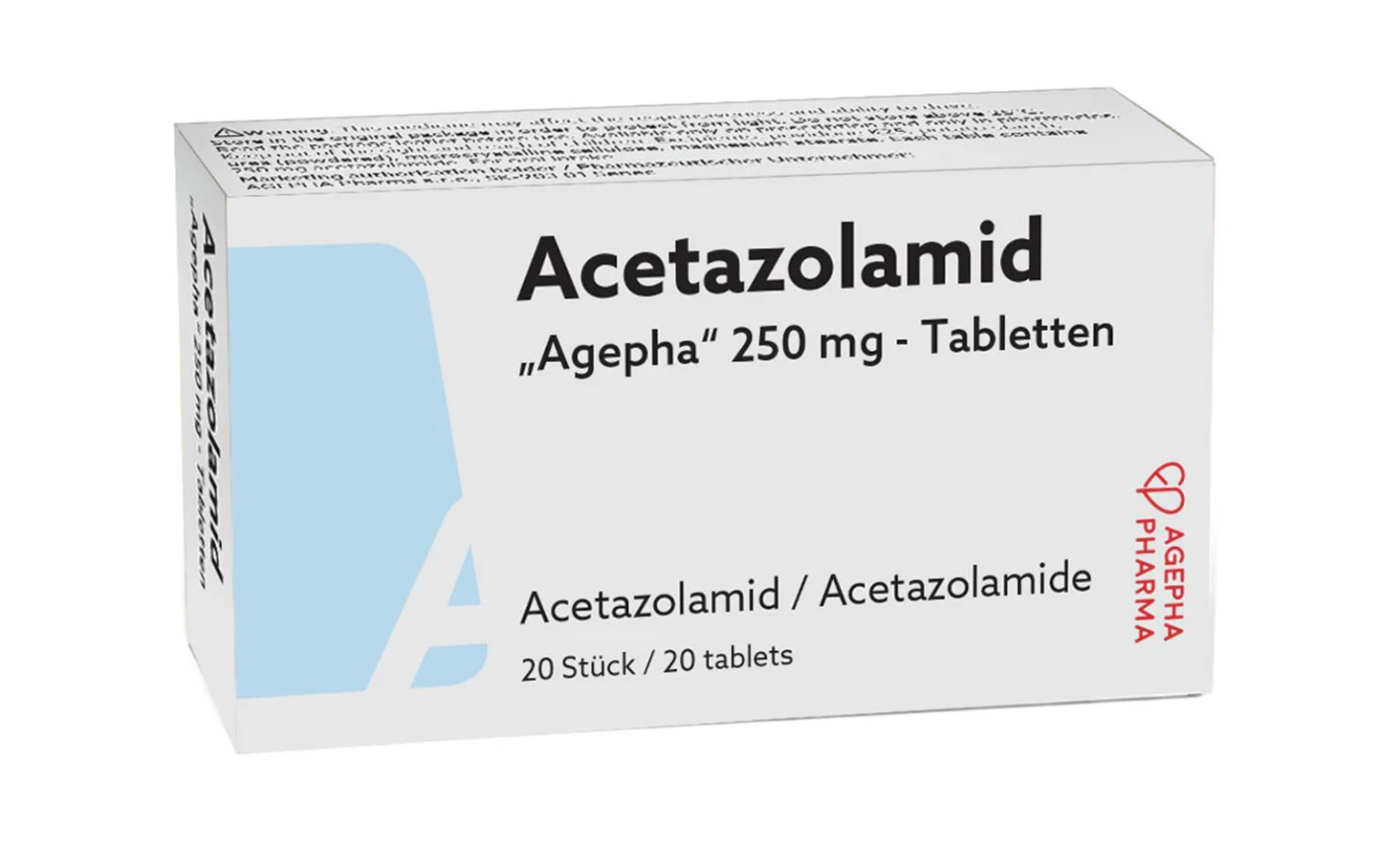 ACETAZOLAMID - 250 MG TABLETS